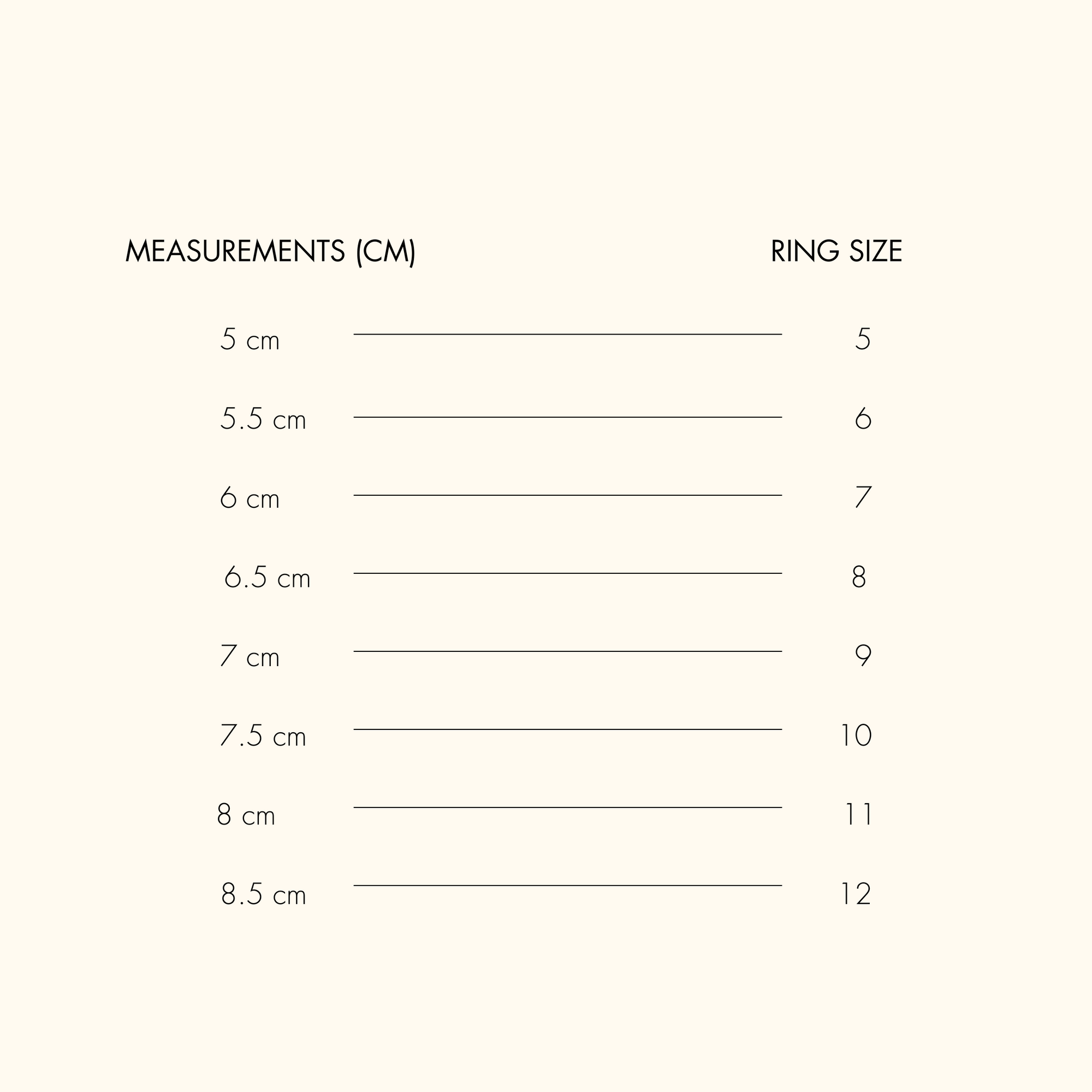 RING SIZER – RAENNA